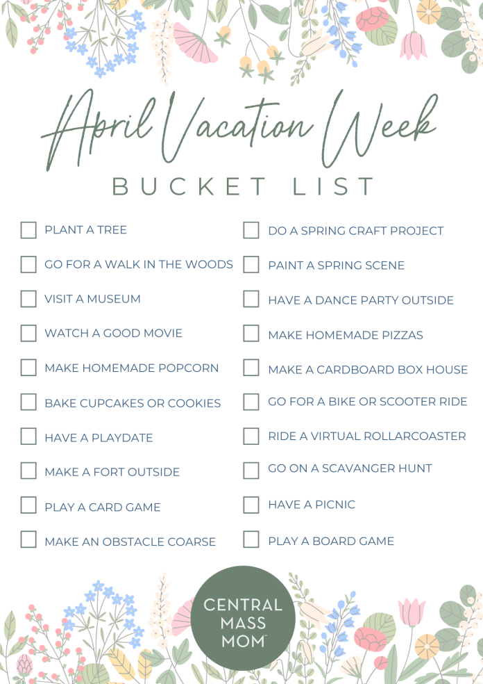 April Vacation Week Activities In & Around Central Mass